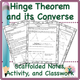 Hinge Theorem: Scaffolded Notes, Activity, and Classwork - Amped Up ...