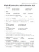 Physical Science Pre- and Post-Course Test - Amped Up Learning