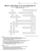 Basics of Ecology Crossword Puzzle Set - Amped Up Learning