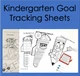 Kindergarten Goal Tracking Sheets - Amped Up Learning
