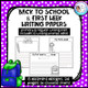 Back to School & First Week Writing Papers with Prompt Ideas - Amped Up ...