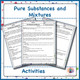 Pure Substances and Mixtures Activities - Amped Up Learning