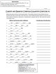 Classify and Balance Chemical Equations Exercise Set with Keys - Amped ...