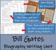 Bill Gates - 5th & 6th Grade Biography Writing Activity - Amped Up Learning