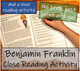Benjamin Franklin - 5th & 6th Grade Close Read & Biography Writing ...
