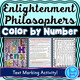 Enlightenment Color by Number and Text Marking : Locke and Montesqueiu ...