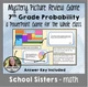 7th Grade Probability Mystery Picture Game - Amped Up Learning