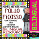 Hispanic Heritage Month - Pablo Picasso - Worksheets and Readings ...
