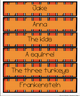 Fall Silly Sentences Center