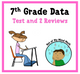 7th Grade Math Data Tests and Reviews