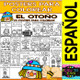 Coloring Posters in Spanish - Fall/Autumn/Otoño (20 posters) - Amped Up ...