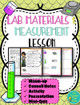 Lab Materials & Measurement Lesson- Scientific Investigation Printable ...