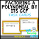 Factoring a Polynomial by its Greatest Common Factor (GCF) - 20 Task ...