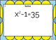 Solving Quadratic Equations using Square Roots: Task Cards - 20 ...