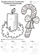 Christmas/Holiday Geometry Color Sheets (Congruence, Pythagorean Thm ...