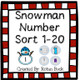 Snowman Number Sort - Amped Up Learning