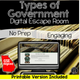 Types of Government Escape Room (SS6CG1, SS6CG3, SS6CG3, SS6CG4)