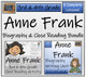 Anne Frank - 3rd & 4th Grade Close Read & Biography Writing Bundle ...