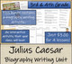 Julius Caesar - 3rd & 4th Grade Close Read & Biography Writing Bundle ...