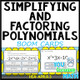 Simplifying and Factoring Polynomials - Digital BOOM Cards - 31 ...