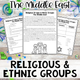 Religions and Ethnic Groups in Middle East Reading Packet (SS7G8a ...