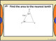 Finding the Area of Triangles using the Laws of Sines and Cosines: 20 ...