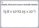 Operations with Numbers in Scientific Notation: GOOGLE Slides - 20 ...