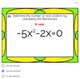 Using the Quadratic Formula and Finding the Discriminant: GOOGLE Forms ...