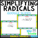 Simplifying Radicals: GOOGLE Slides - 20 Problems + Notes - Amped Up ...
