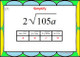 Simplifying Radicals: GOOGLE Forms Quiz - 20 Problems - Amped Up Learning