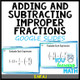 Adding and Subtracting Improper Fractions: GOOGLE Slides - 20 Problems ...