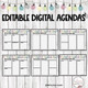 Editable Digital Agenda for Distance Learning - Amped Up Learning