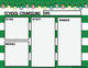 Editable School Counseling Daily Lesson & Activity Agenda Striped Porch ...