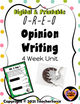Opinion Writing Mini 4 Week Unit,