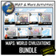 Maps of the World: Color and Labeling Activities! Distance Learning ...