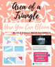 Area of a Triangle instructional video & editable notes - FREE