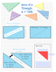 Area of a Triangle instructional video & editable notes - FREE