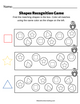 Shapes Recognition Game