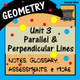 Parallel & Perpendicular Lines (Geometry - Unit 3)