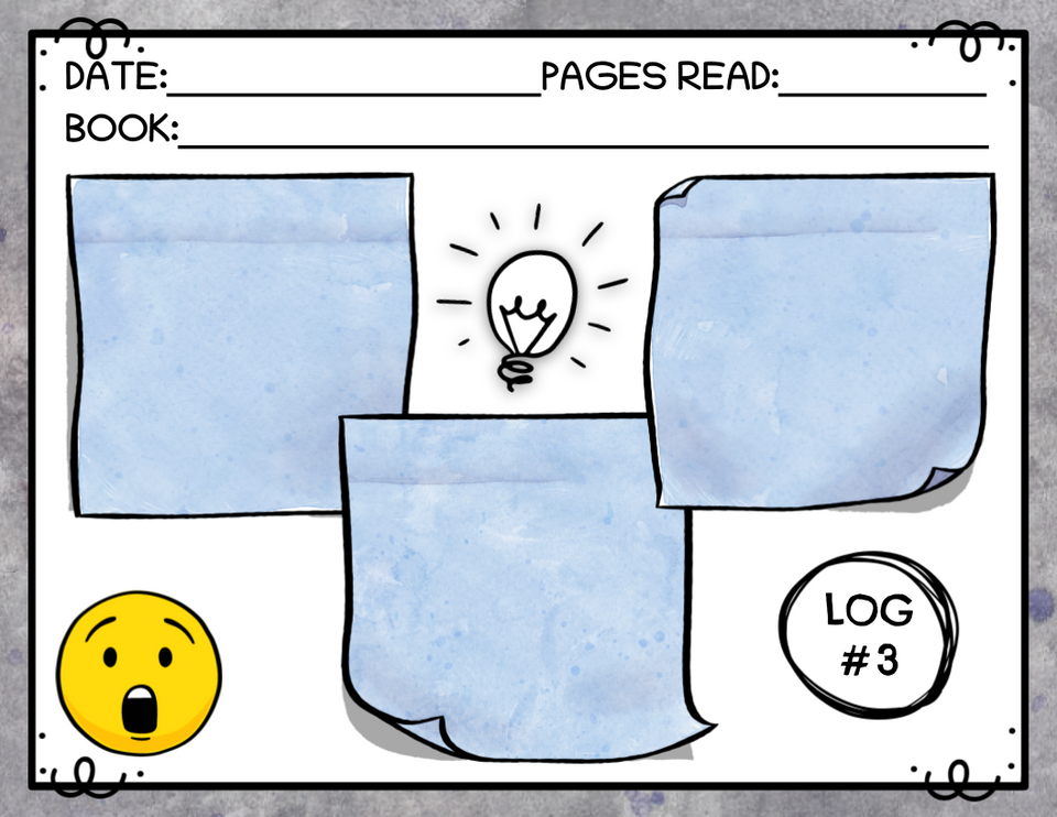 Digital Reading Log and Reflection Journal with Emojis