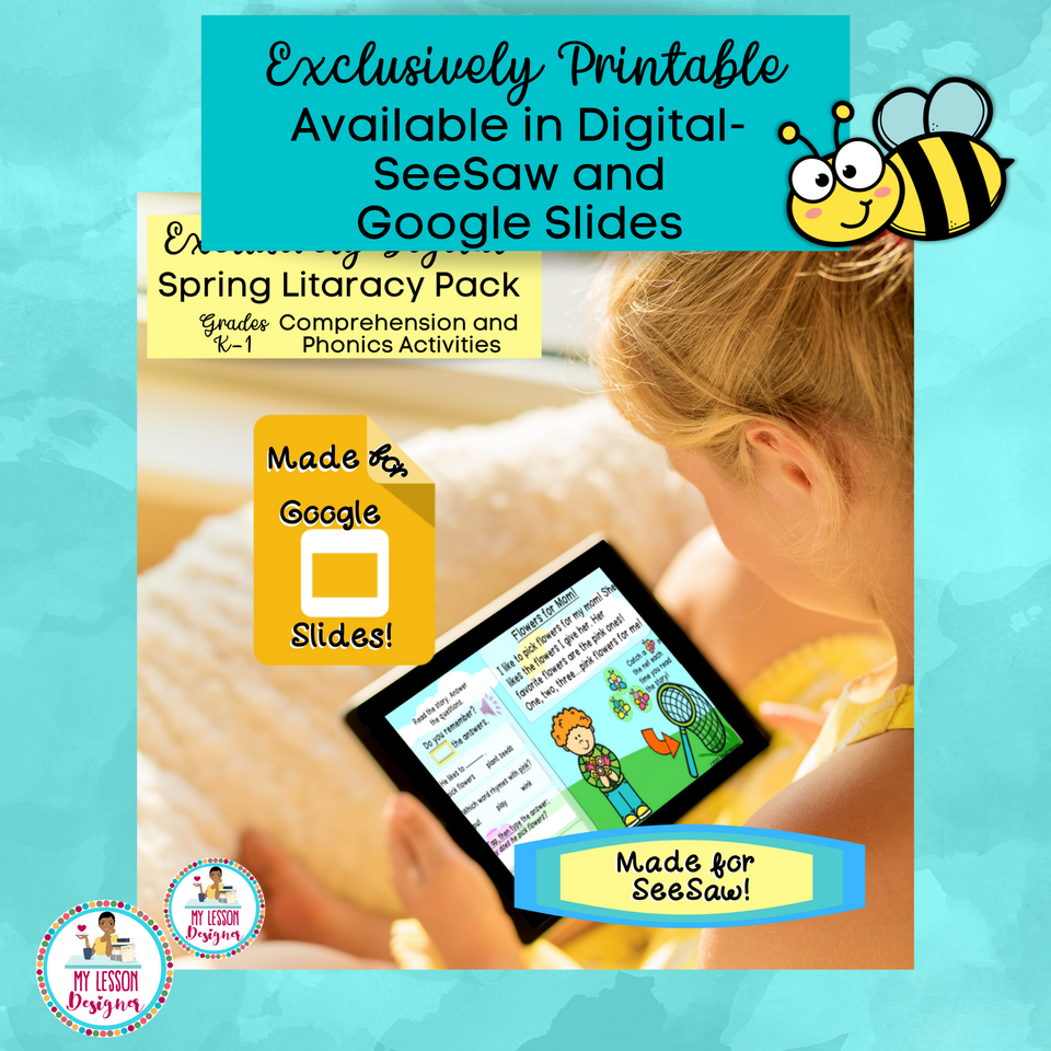 Exclusively Printable-Spring Literacy Home Learning Packet|Distance ...