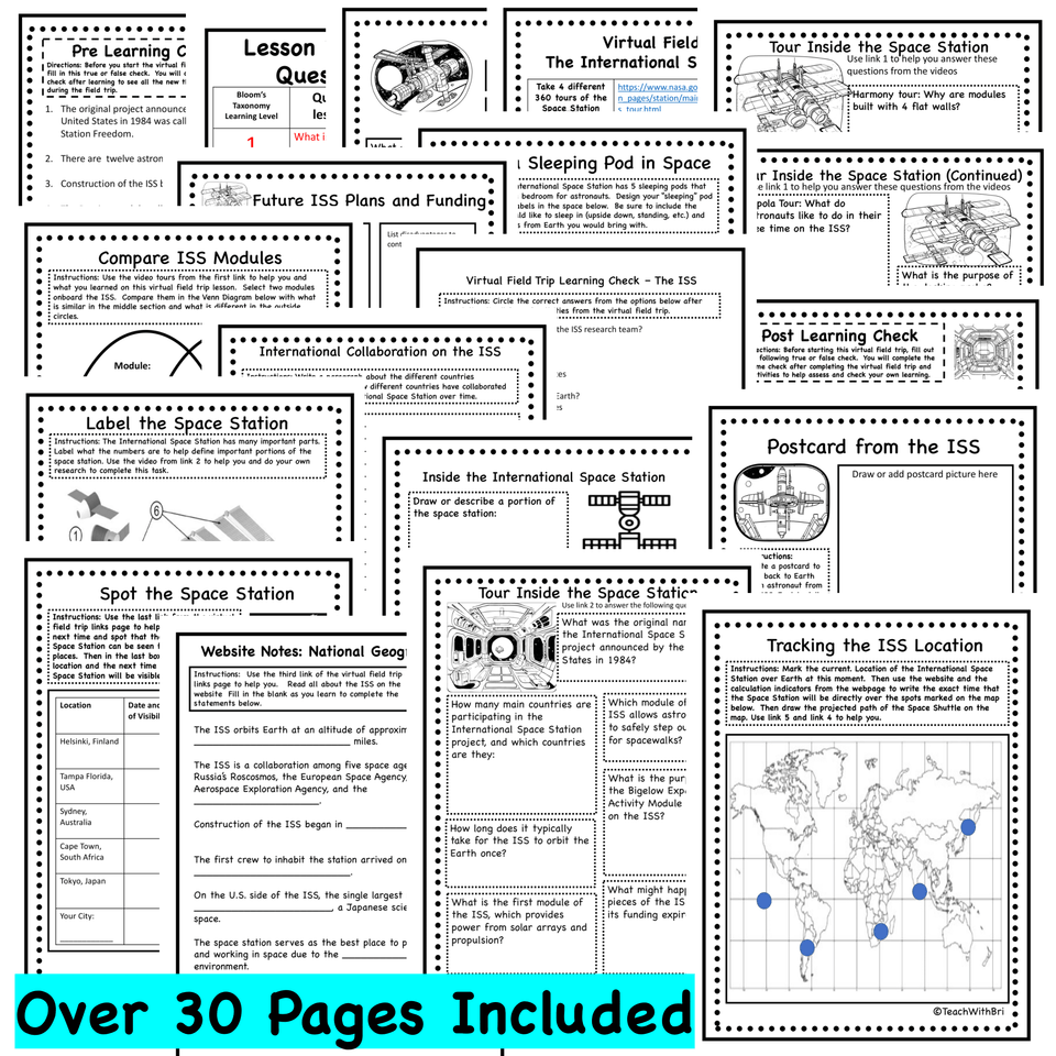 International Space Station Virtual Field Trip