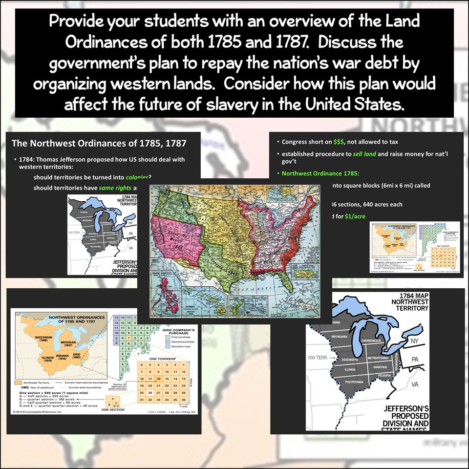 Mini-Lesson: The Ordinances of 1785 and 1787