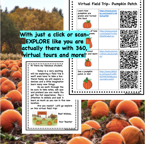 Virtual Field Trip to the Pumpkin Patch (Remote Ready Resource)