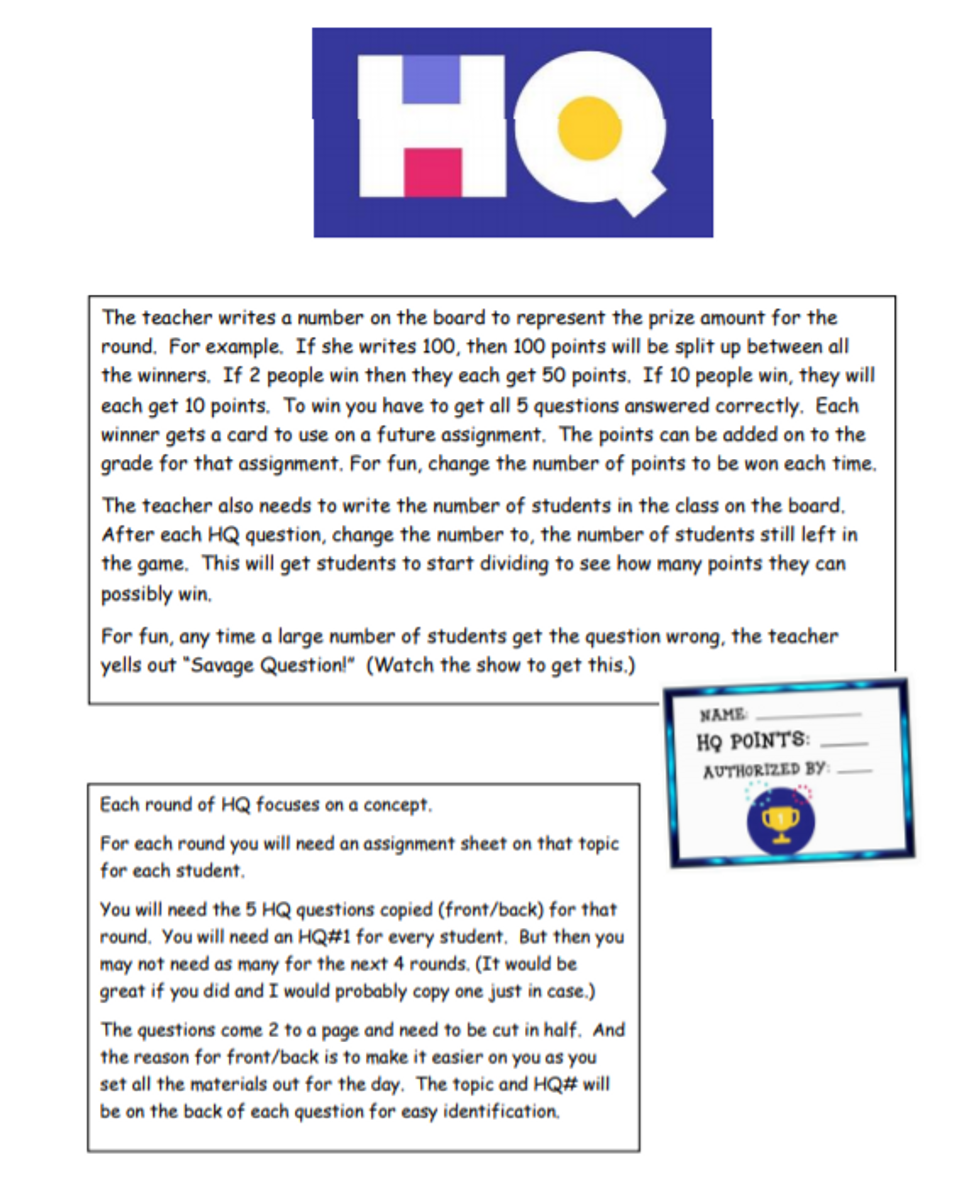 7th Grade HQ STAAR Review