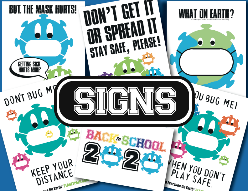 Back to School Covid Coronavirus Health Awareness Posters Signs Only ...