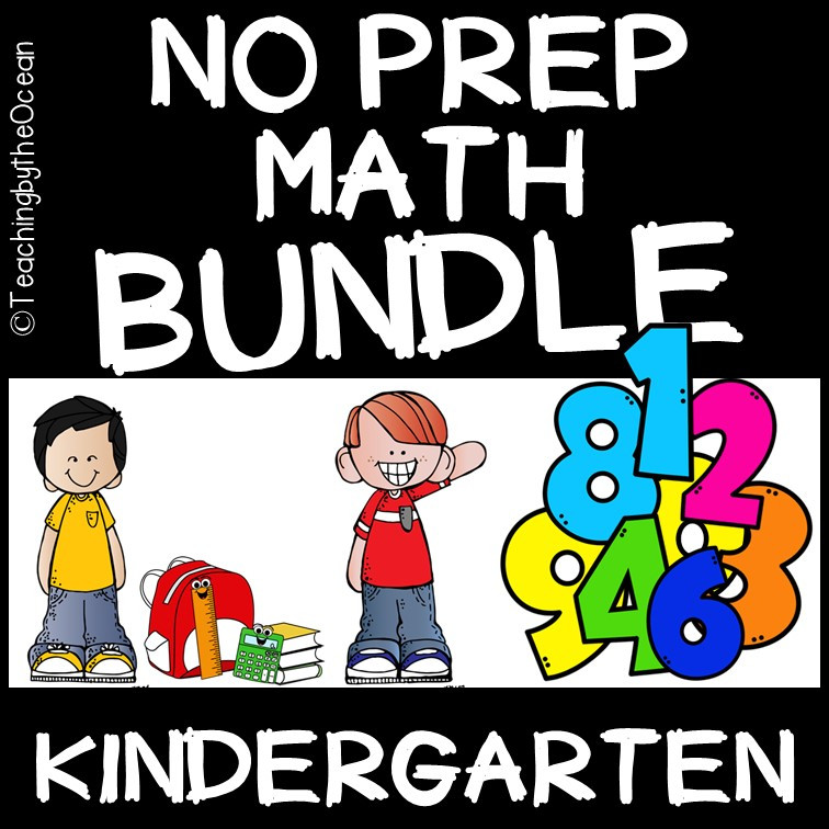 Kindergarten Math NO PREP Bundle - Amped Up Learning