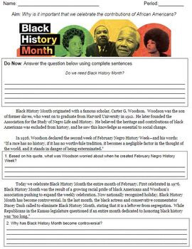 Introduction to Black History Month