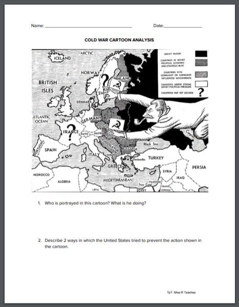 Cold War Cartoon Analysis - Amped Up Learning