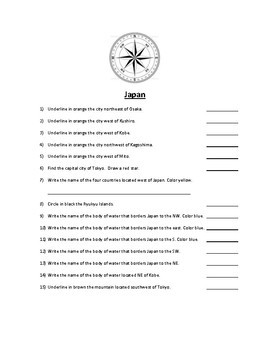 Map: Japan - Amped Up Learning